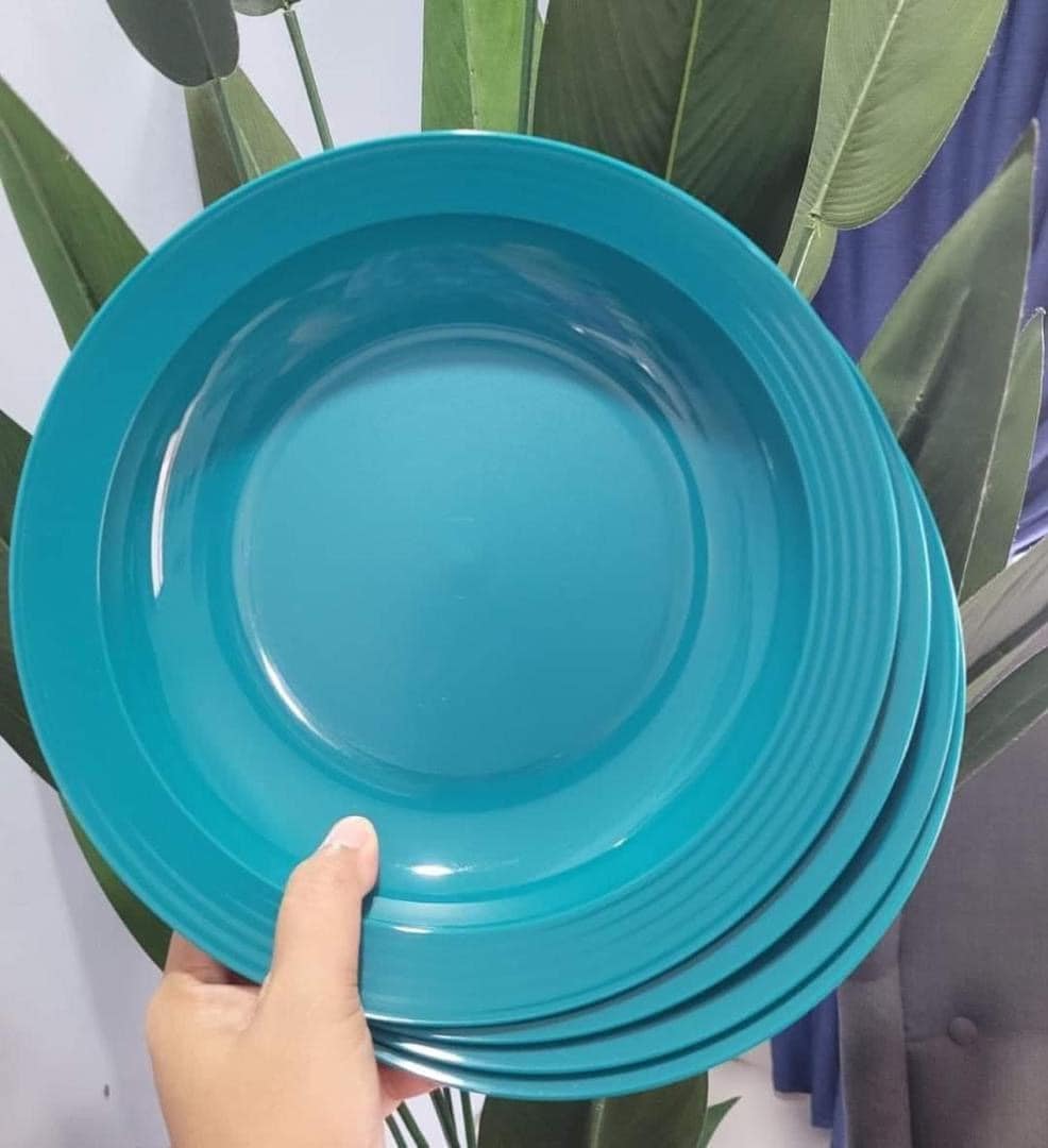 Tupperware Gourmet Blossom Bowl 600ml / Gourmet Plates 550m pinggan ...