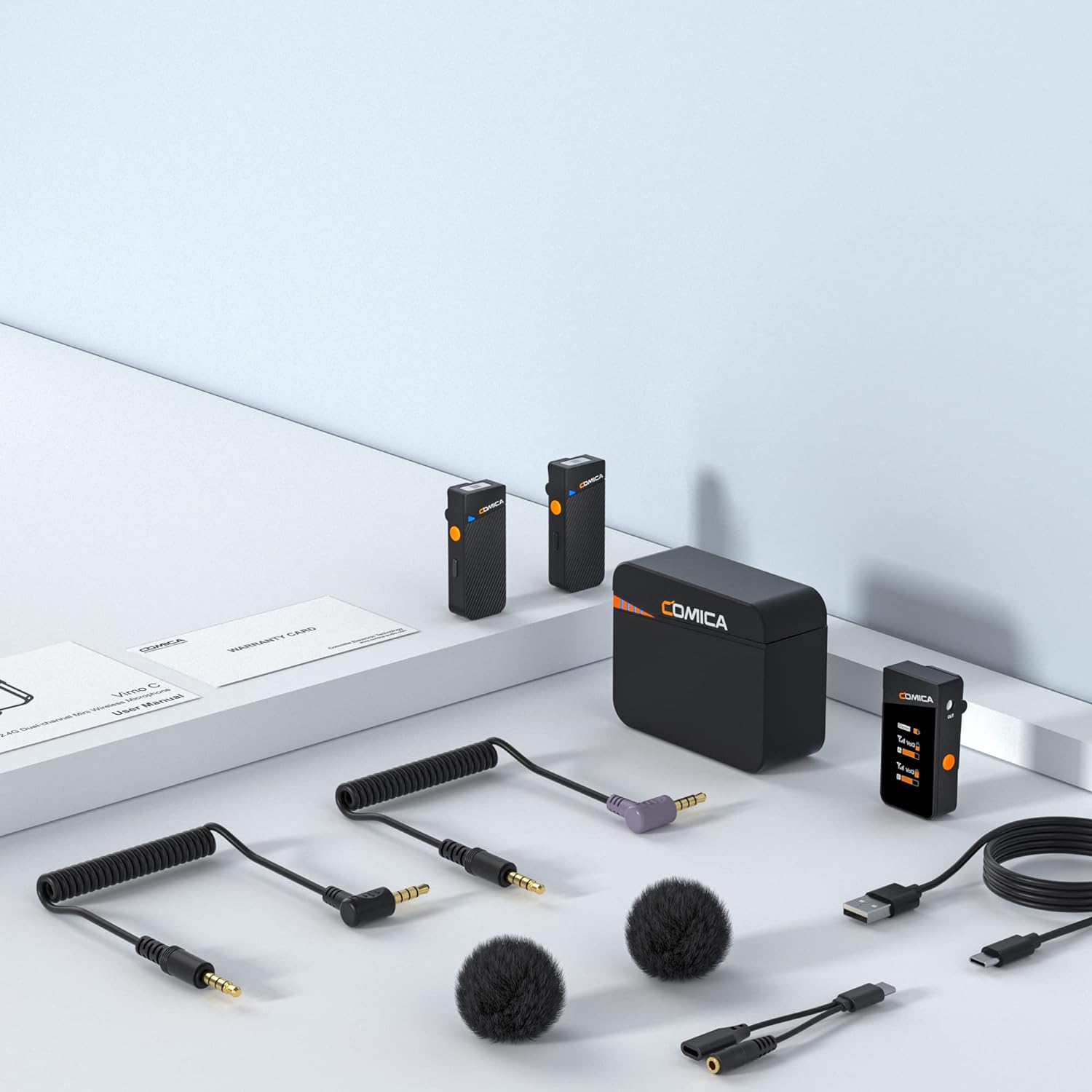 Comica Vimo C Comica Vimo S wireless microphone for camera 3.5mmm ...