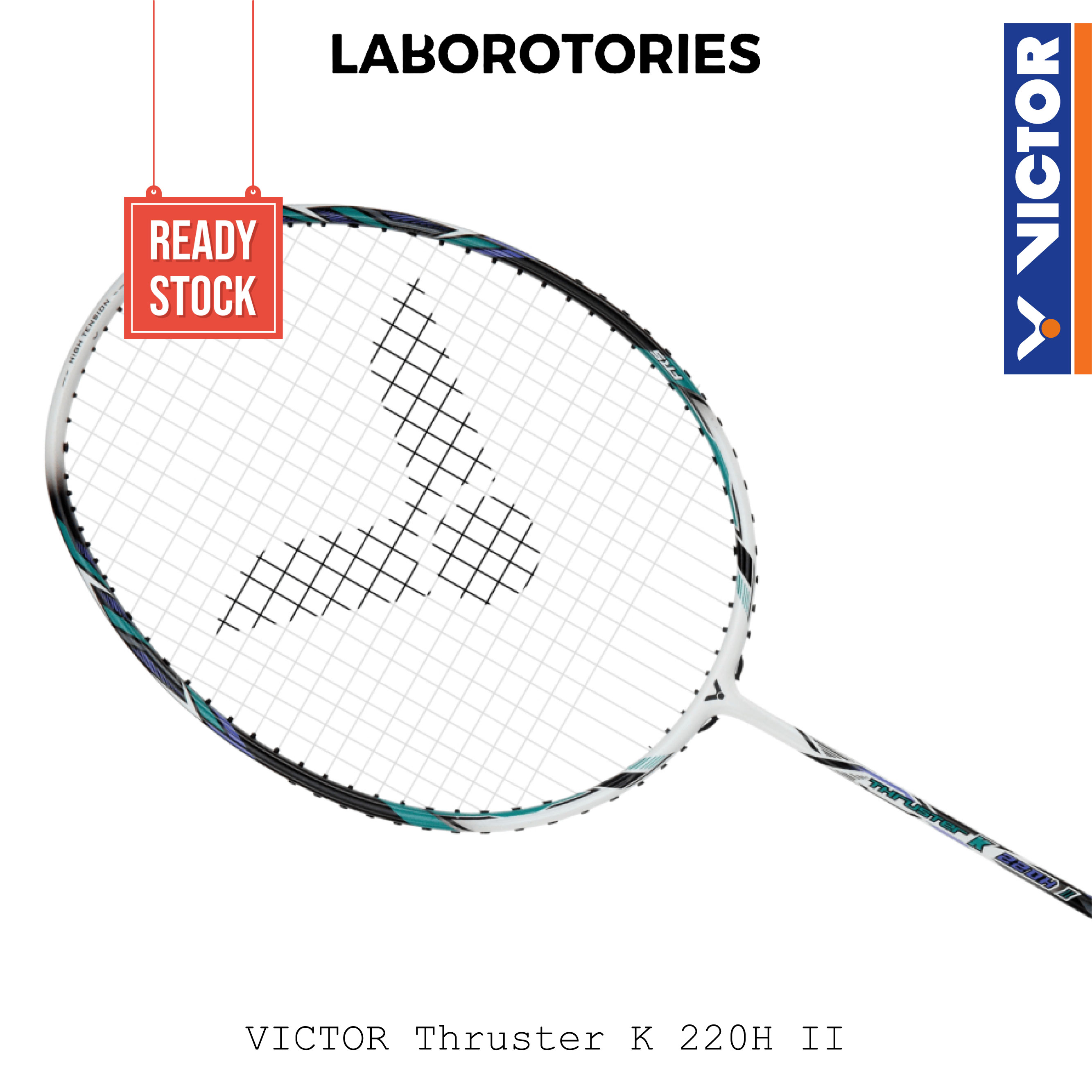 [LABOROTORIES] VICTOR Thruster K 220H II Badminton Racket TK-220H II ...