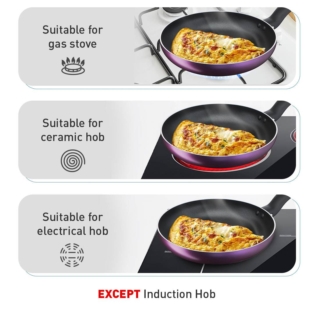 Tefal Cooking Source 3pcs Set (Frypan 24cm + Saucepan 18cm + Glass lid ...