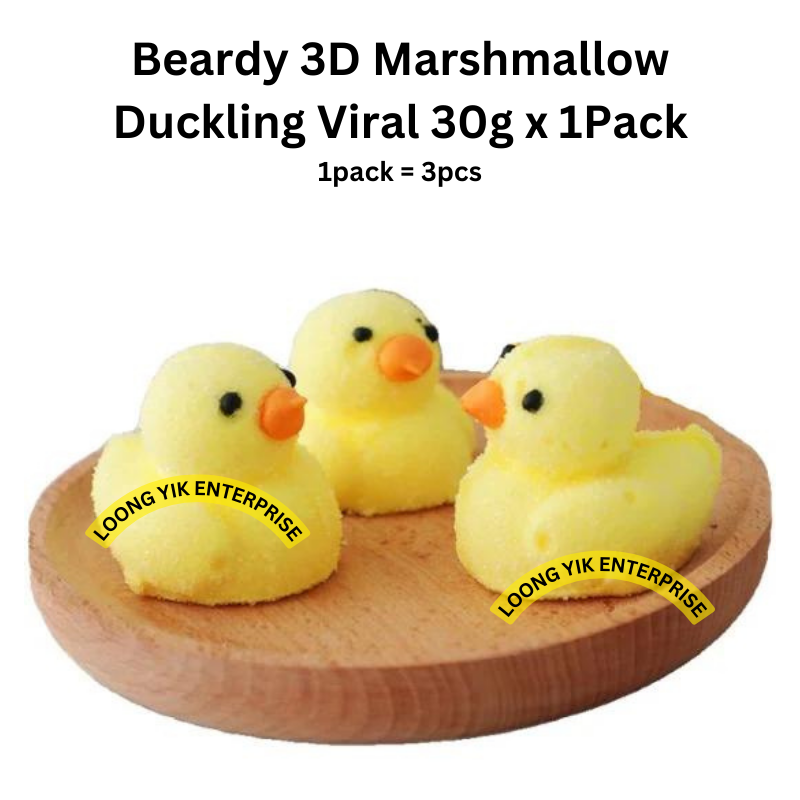 *Halal* Beardy 3D Marshmallow Duckling 30g LOOSE Halal Viral Candy ...