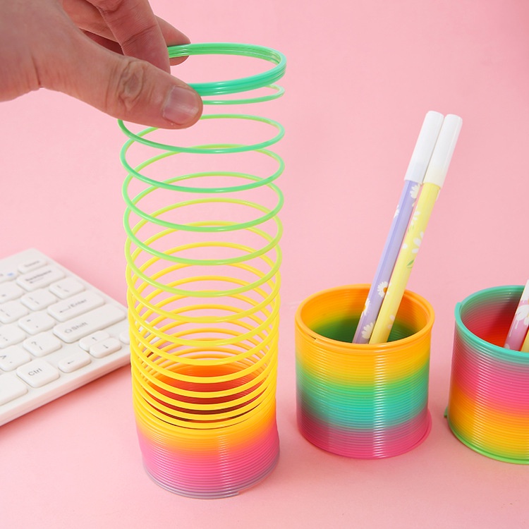 Rainbow Spring Coil Toy / Magical Rainbow Spring Toy for Kids / Fun ...