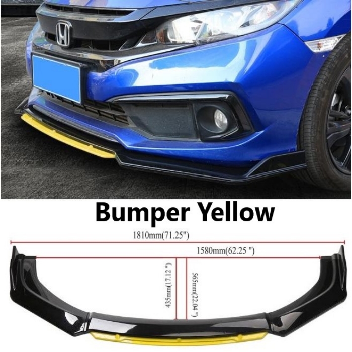 Toyota Innova 2005-2011 Front Bumper Diffuser Lip Wrap Angle Splitters ...