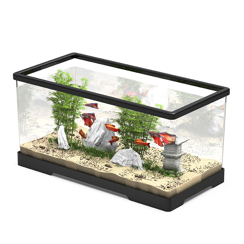 Nomoy Pet Turtle tank S/M/L aquarium fish tank high transparent light ...