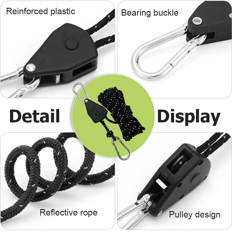 4M Camping Tent Rope Tali Khemah Tali Polyester Reflective Wind Rope ...
