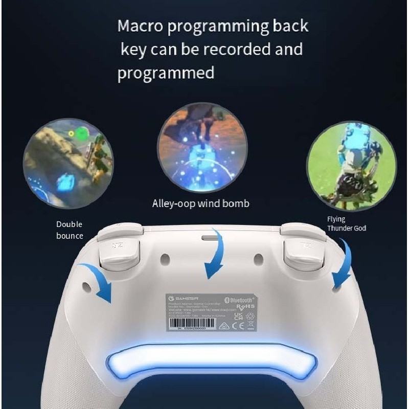 GameSir T4 Nova HD Rumble Wireless Controller for Android Nintendo ...