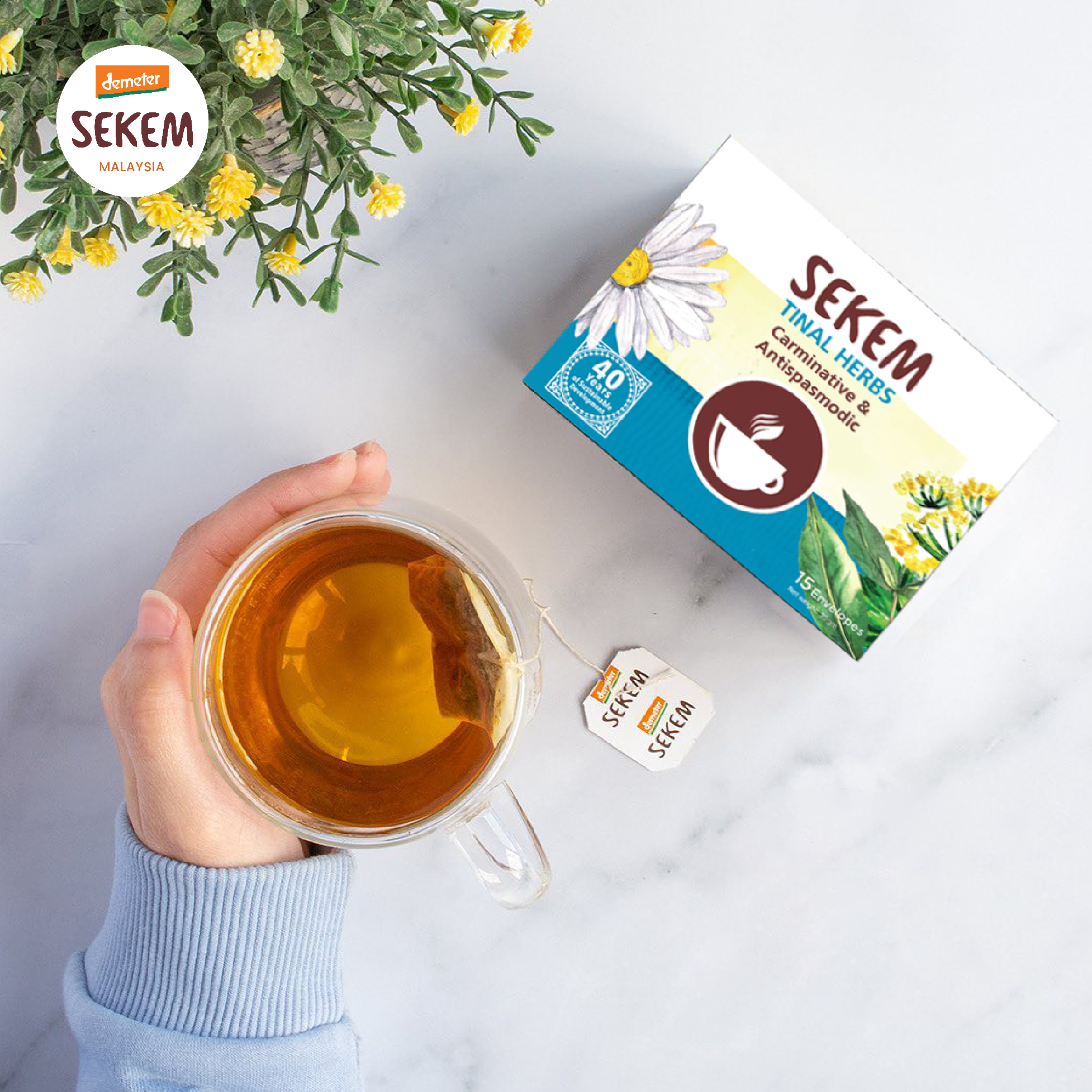 SEKEM ORGANIC TINAL HERBS TEA / (15 FILTER BAGS/BOX) | Shopee Malaysia