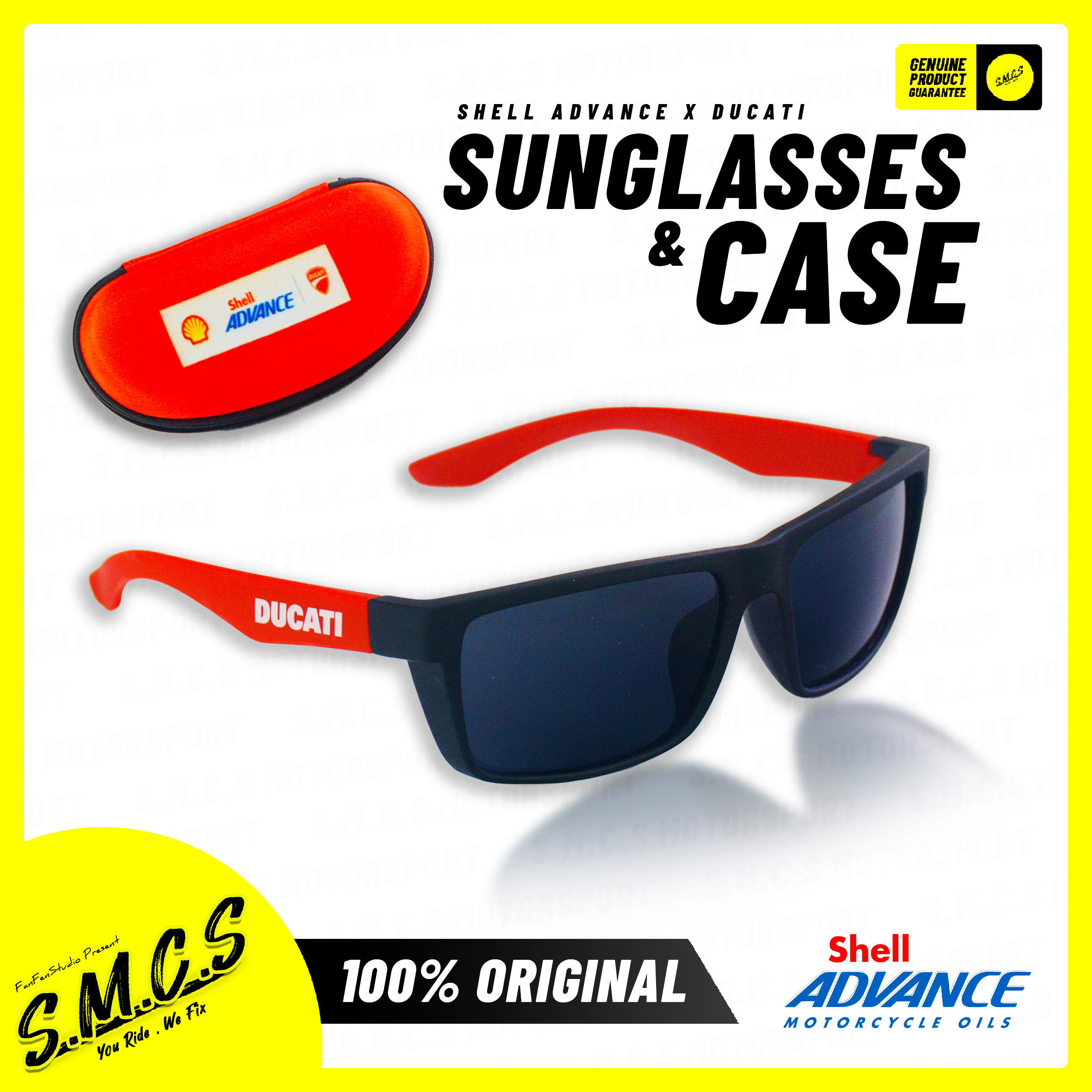SHELL Advance x Ducati Sunglasses for Men and Women [LIMITED EDITION ...