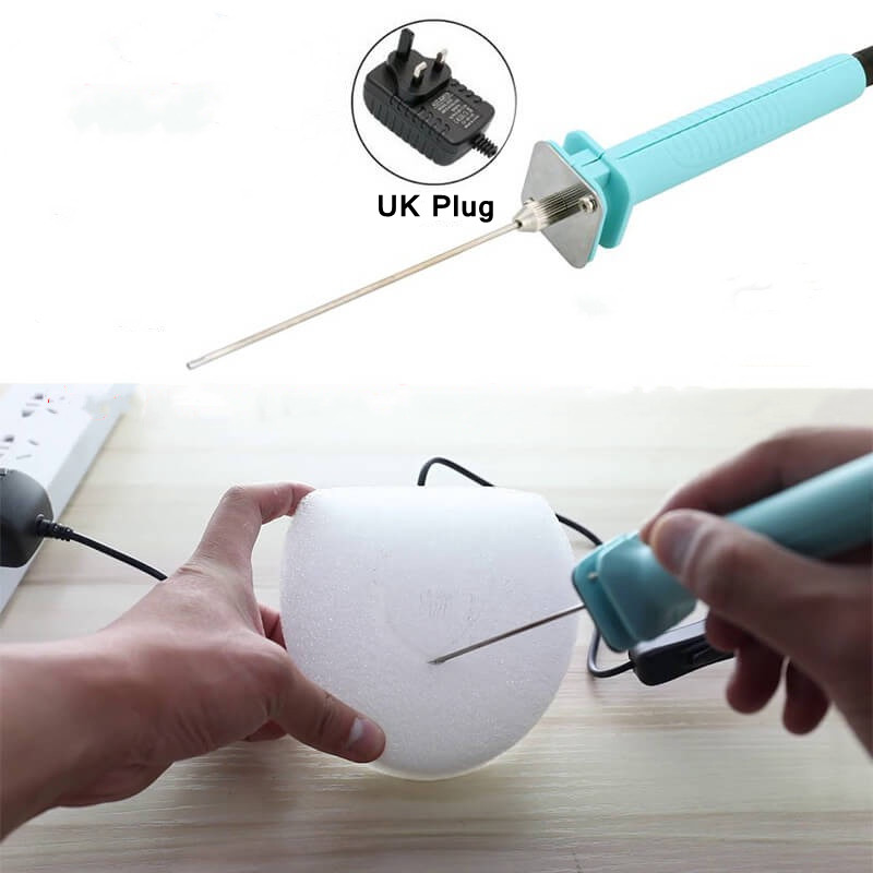 Electric Heat Cutting Pen With UK Plug Adapter Foam Cutter Styrofoam ...