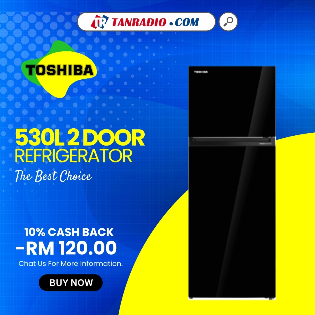 Toshiba Refrigerator Inverter 220L/ 270L/ 400L/ 490L/ 530L Twin Door ...
