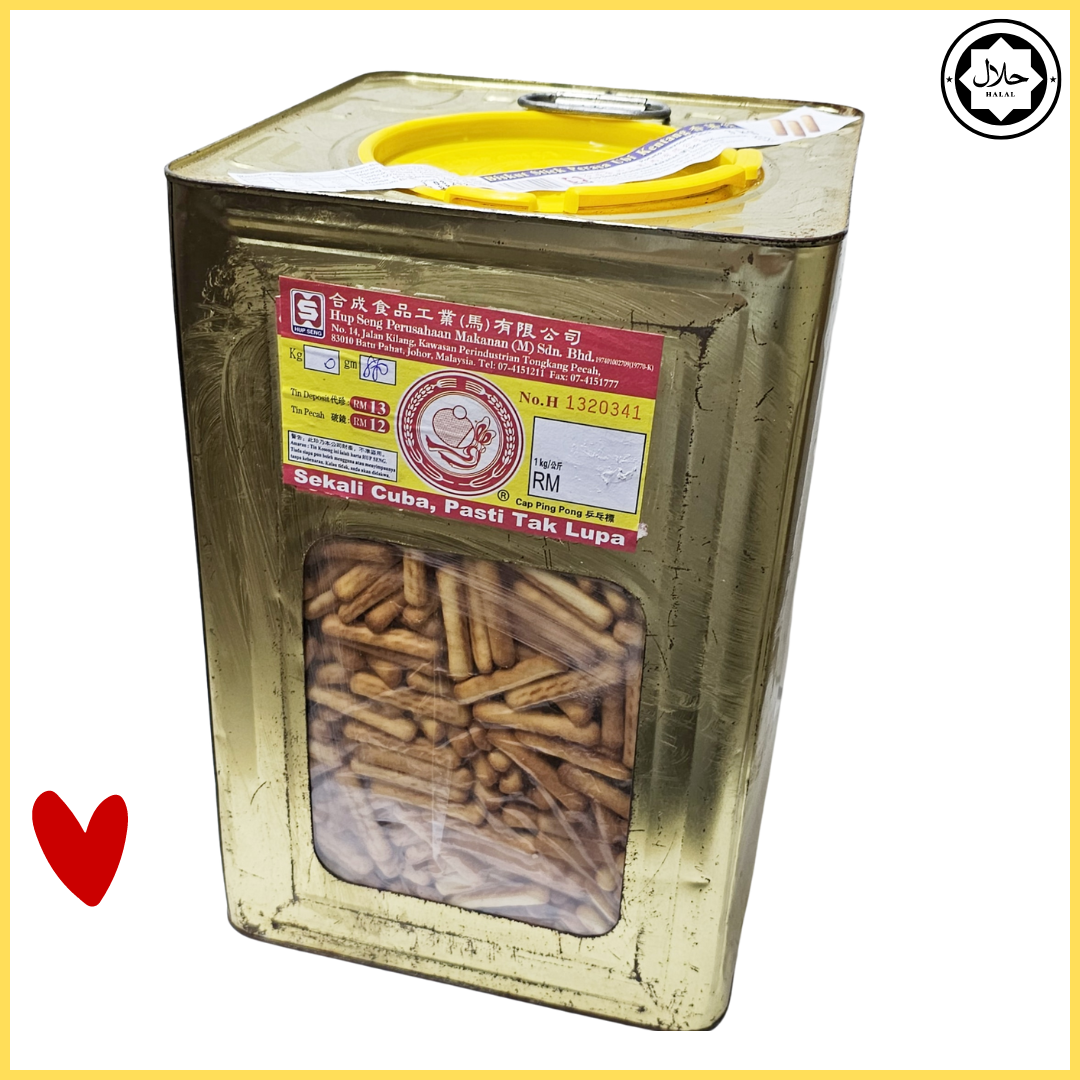 Hup Seng Biskut Stick Mini (250gm - 1kg) Biskut Timbang Potato Stick ...
