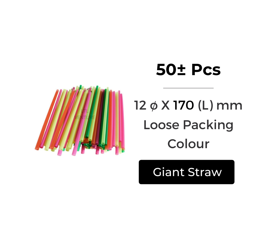 Giant/Individual Packing/Flexible Straw/Short & Long/Spoon Straw/Colour ...