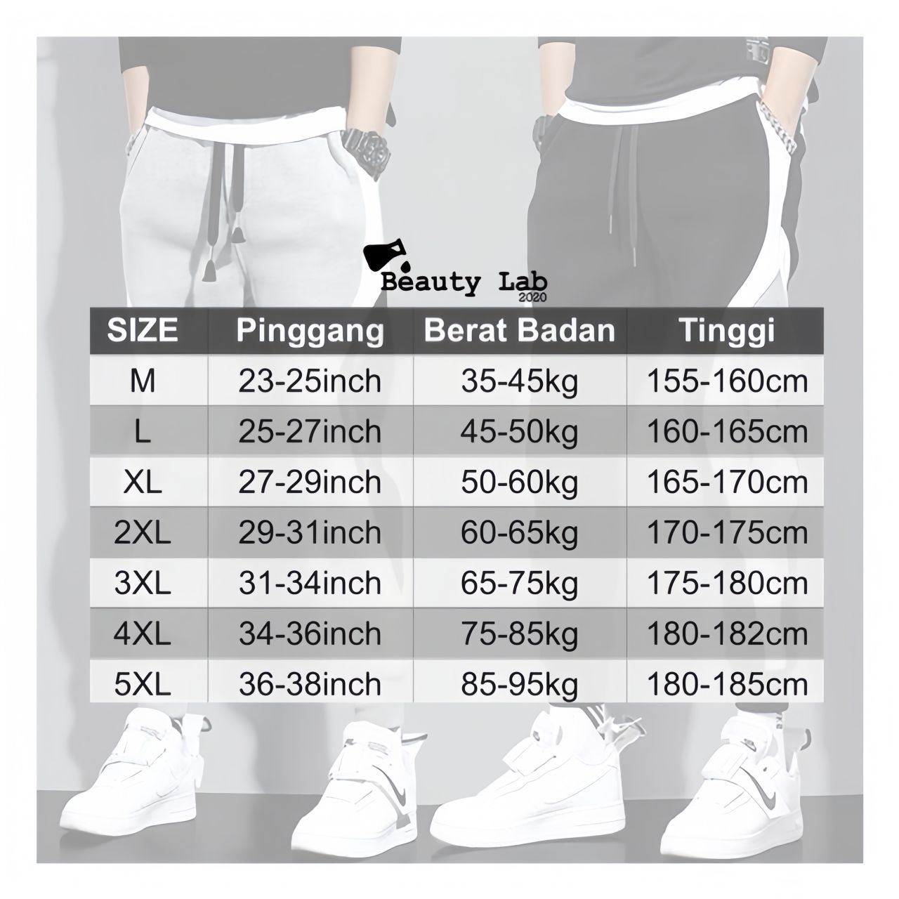 Seluar Lelaki Jogger Pants Men Seluar Sukan Panjang Lelaki Celana ...