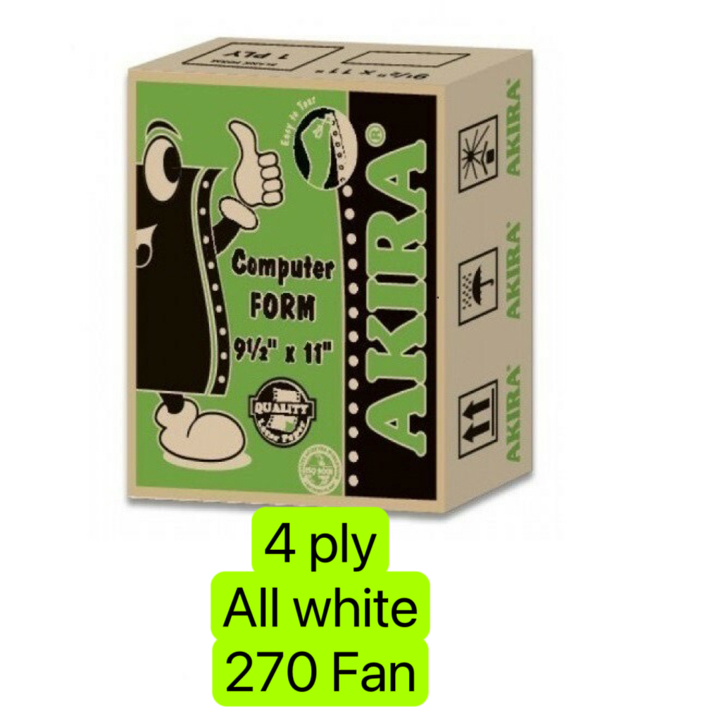 AKIRA Computer Form - 2PLY NCR (400Fans) / Computer Form 4ply 270 Fans ...