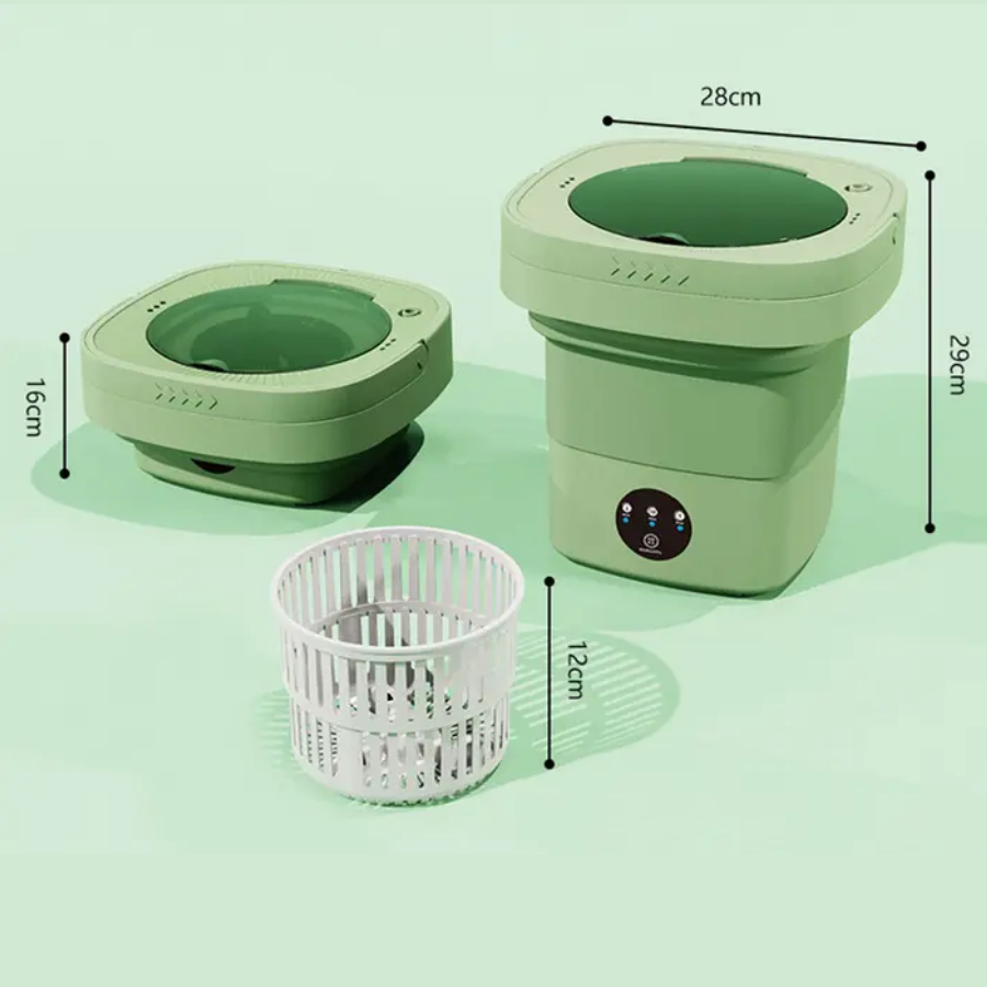 Foldable Folding Portable Mini Washing Machine 6L Small Washing Machine ...