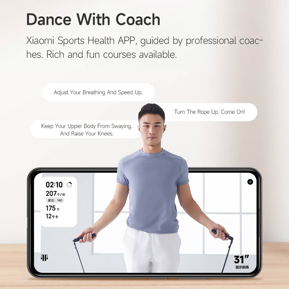 Xiaomi Smart Skipping Rope Sport Fitness Exercise Jump Rope | Shopee ...