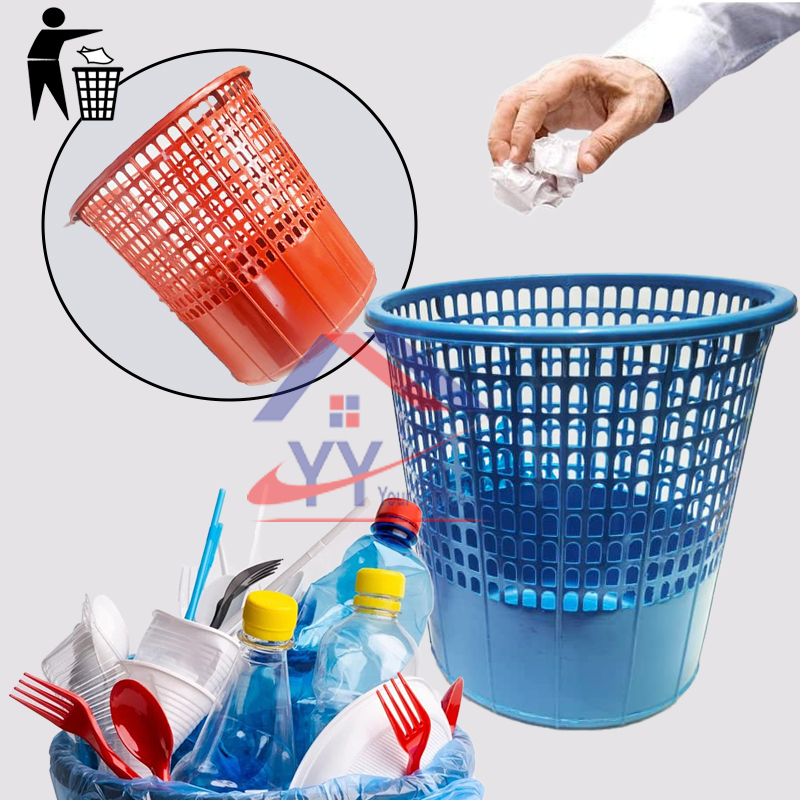 Betterware【 3002-C】Plastic Waste Paper Basket/Round Basket Small Trash ...