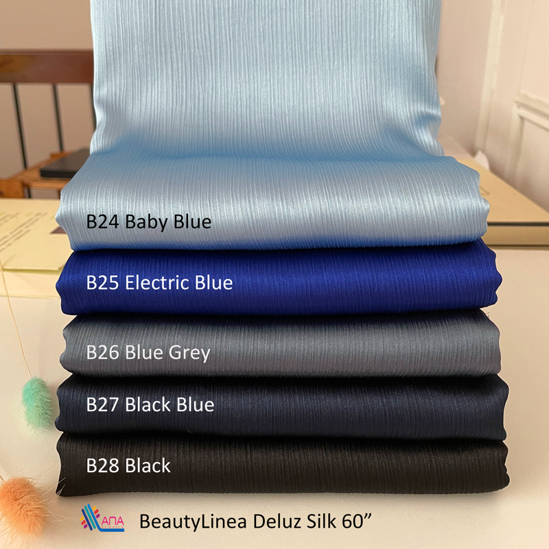 Ana Textile Beautylinea Deluz Silk Ironless Bidang 58/60 Price For 0.5m ...