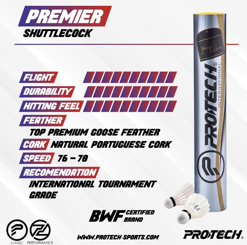 Ready Stock Protech PLATINUM / PREMIER / WORLD CLASS Edition Badminton ...