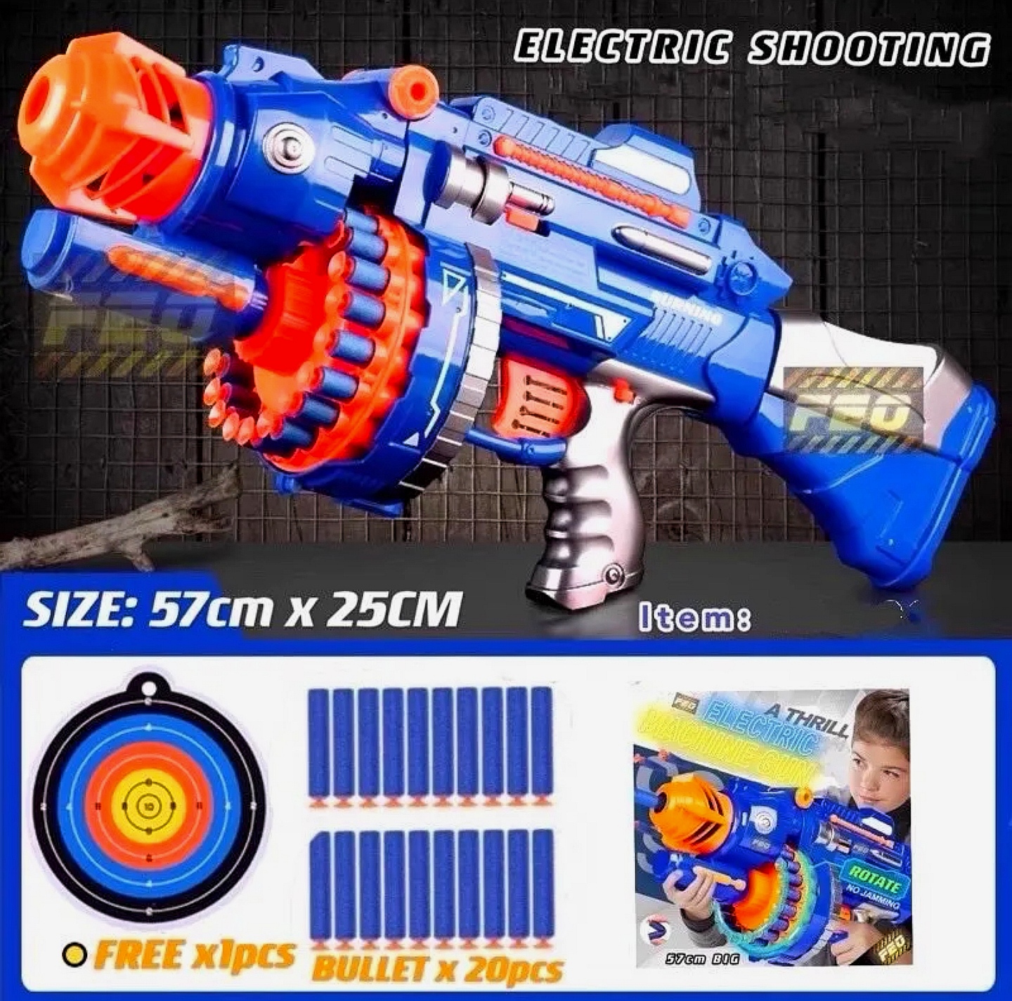 Soft Bullet Gun Blaster For Kid Or Adults /pistol peluru lembut ...
