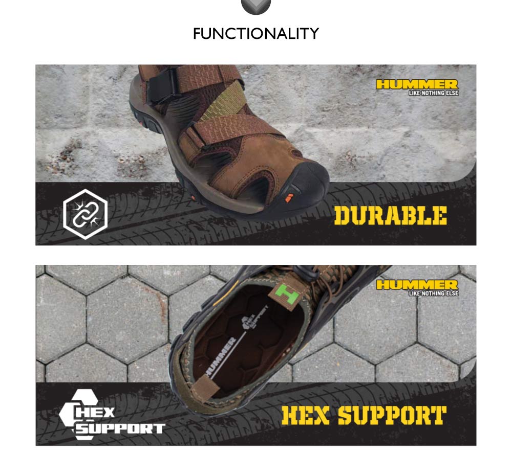 HUMMER Men's Henry Casual Slip-On Shoes -H7240-MI1-3P-BROWN | Shopee ...