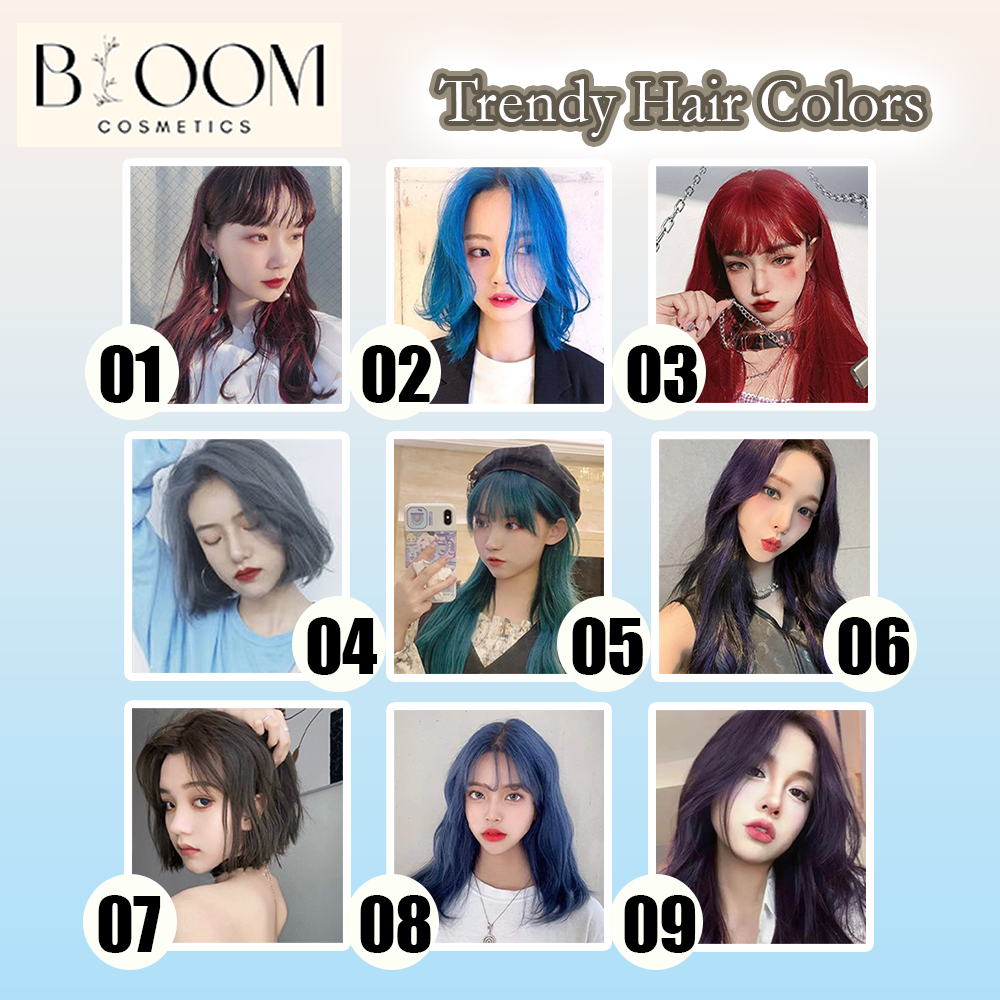 SHOUPIN 500ml Dye rambut pewarna PEWARNA RAMBUT HAIR DYE COLOUR 100ml ...