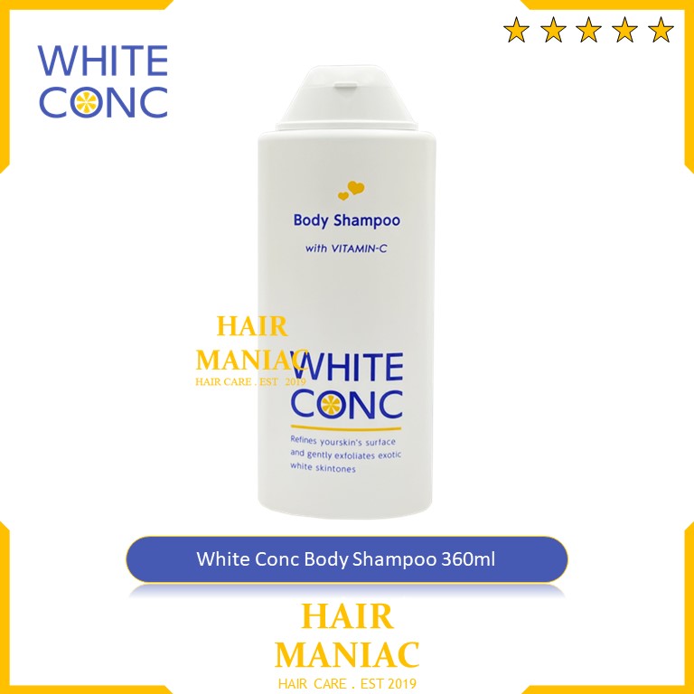 White Conc (@COSME No.1) Medicated Body Whitening Shampoo / Gommage ...