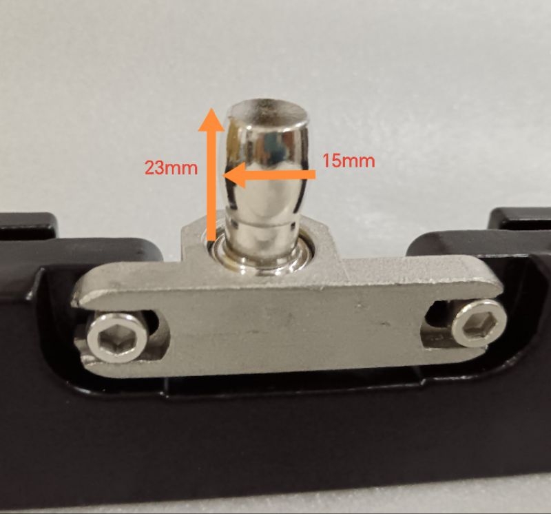 PT40 Stainless Steel L Patch For Glass Door L Clip pintu kaca pengambit ...