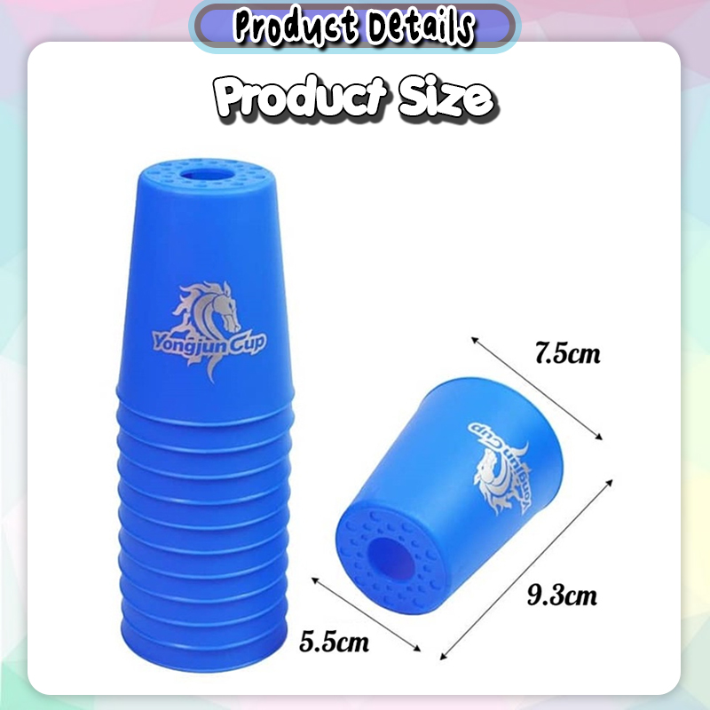 [Happy Kids] 12pcs Speed Stacking Cups Speed Training Game Party Toy ...