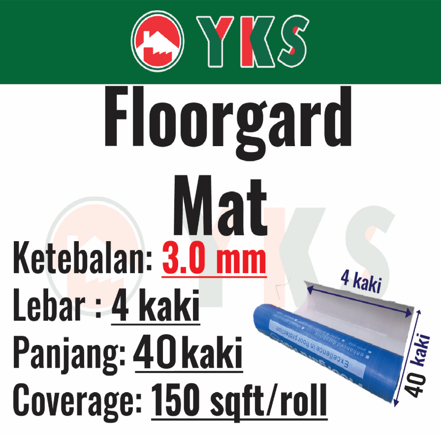 Floorgard Mat (Ready Stock) 1.5mm & 3.0mm | Shopee Malaysia