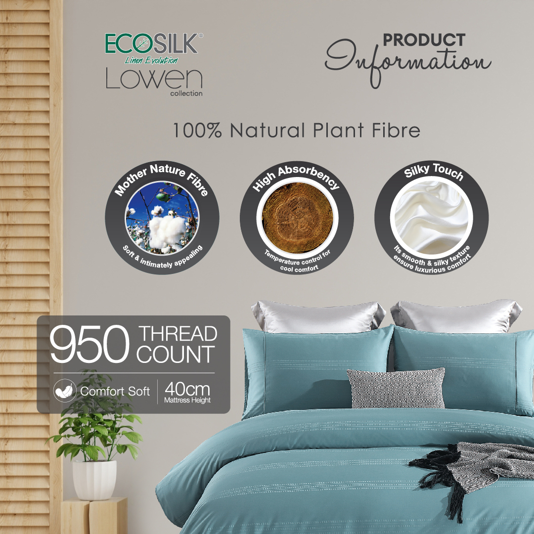 EcoSilk® - Jean Perry Lowen Quilt Cover Set - 100% Natural Plant Fiber ...