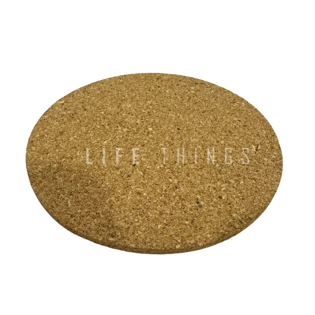 [4pcs/1pc] Drink Cup Mug Coaster, cork, Alas gelas, gabus, 9 cm ...