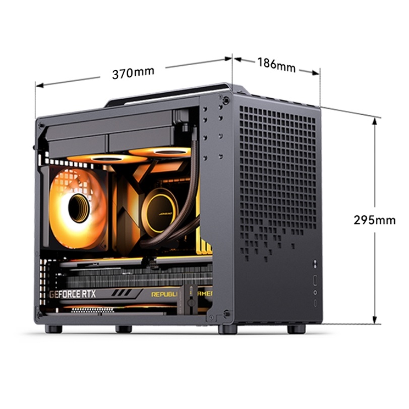 Jonsbo Z20 PC ITX / MATX Gaming Chassis Desktop Casing ( Black / White ...