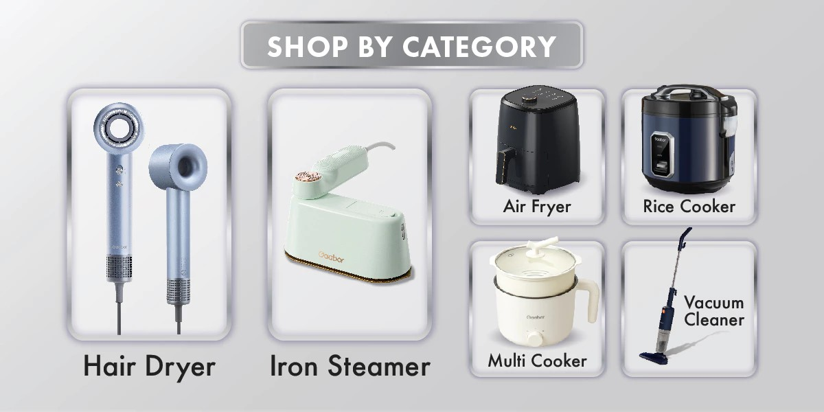 Gaabor (300W/2L) S-Type Double Layer Food Processor Blender MG20M-WH02A ...