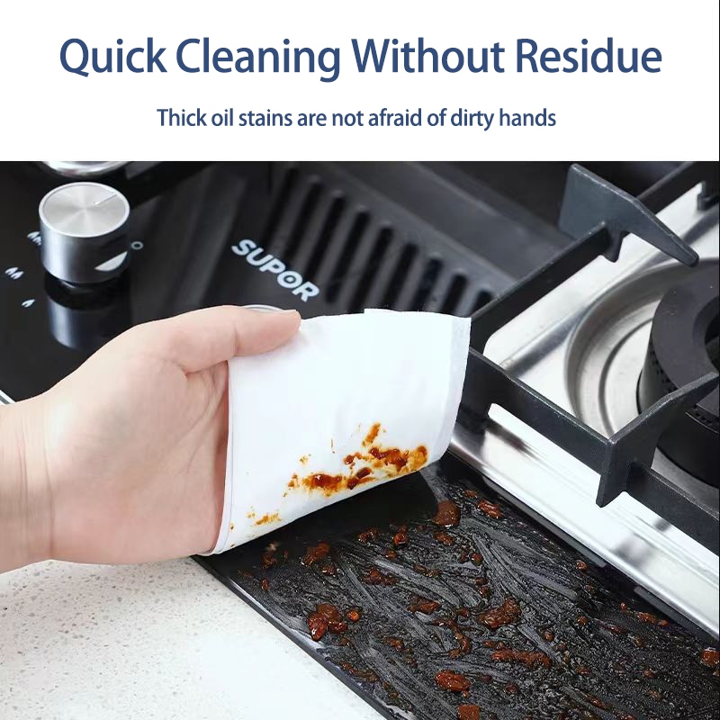 80pcs Large Kitchen Cleaning Wipes Strong Decontamination Kitchen Wipes ...