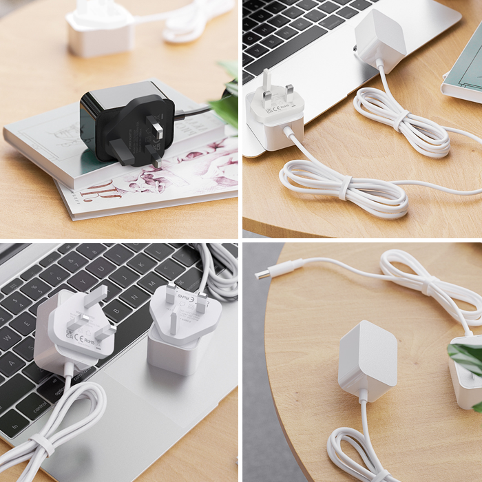 AC to DC Power Adapter 12V UK Plug Charger Connector UKCA/CE Certified ...