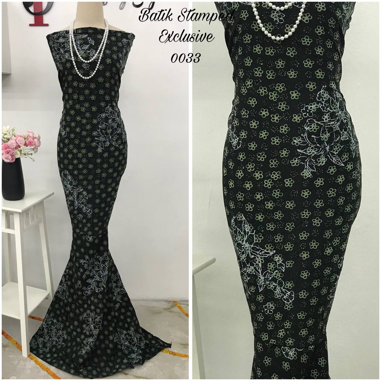 [i-Sakura Textile BTCSX1] Batik Stamped Exclusive.Confirm cantik bila ...