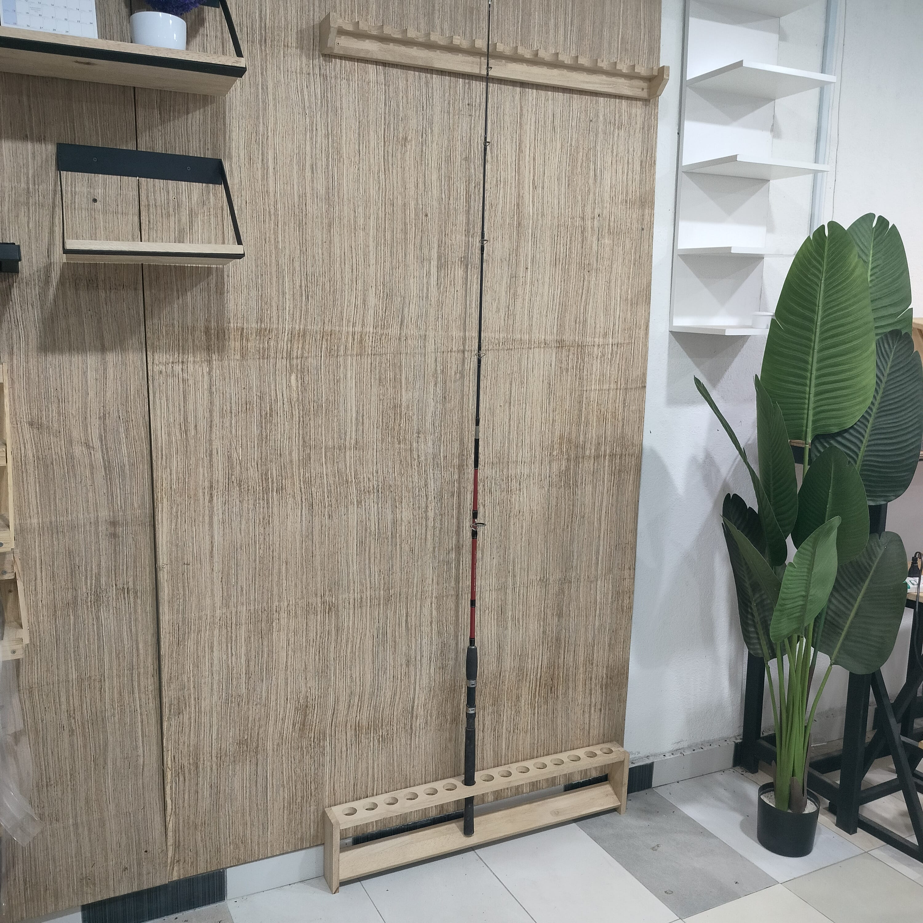 Rod Rack / Rak Menyimpan Joran 10/15/20 lubang / rak pancing / rod ...