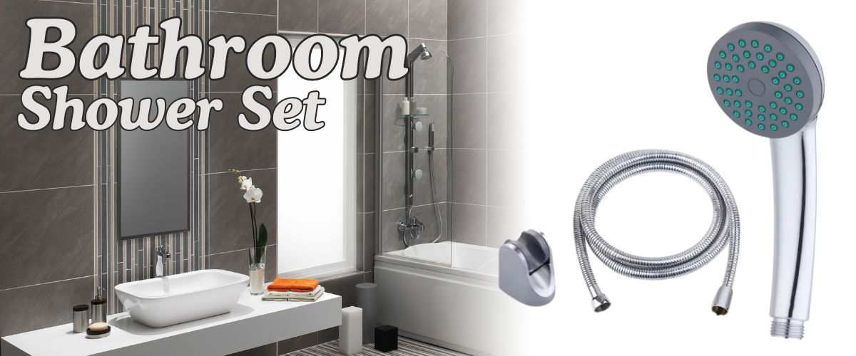 COMPLETE SET Bathroom SHOWER SET ABS Plastic Shower Hand for Toilet ...