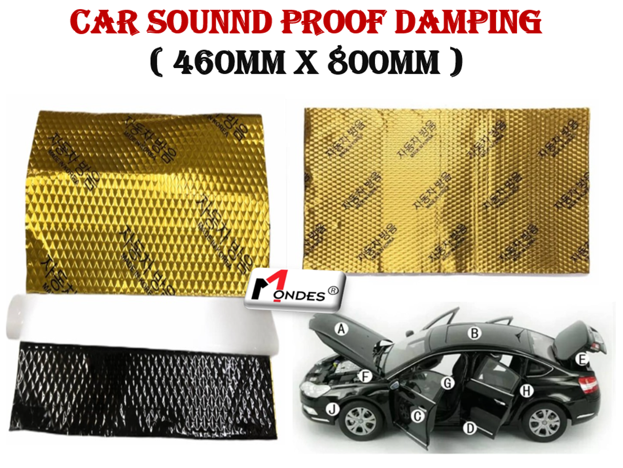 (100% MADE IN KOREA) High Quality Sound Damping Car Bonnet Door Sound ...