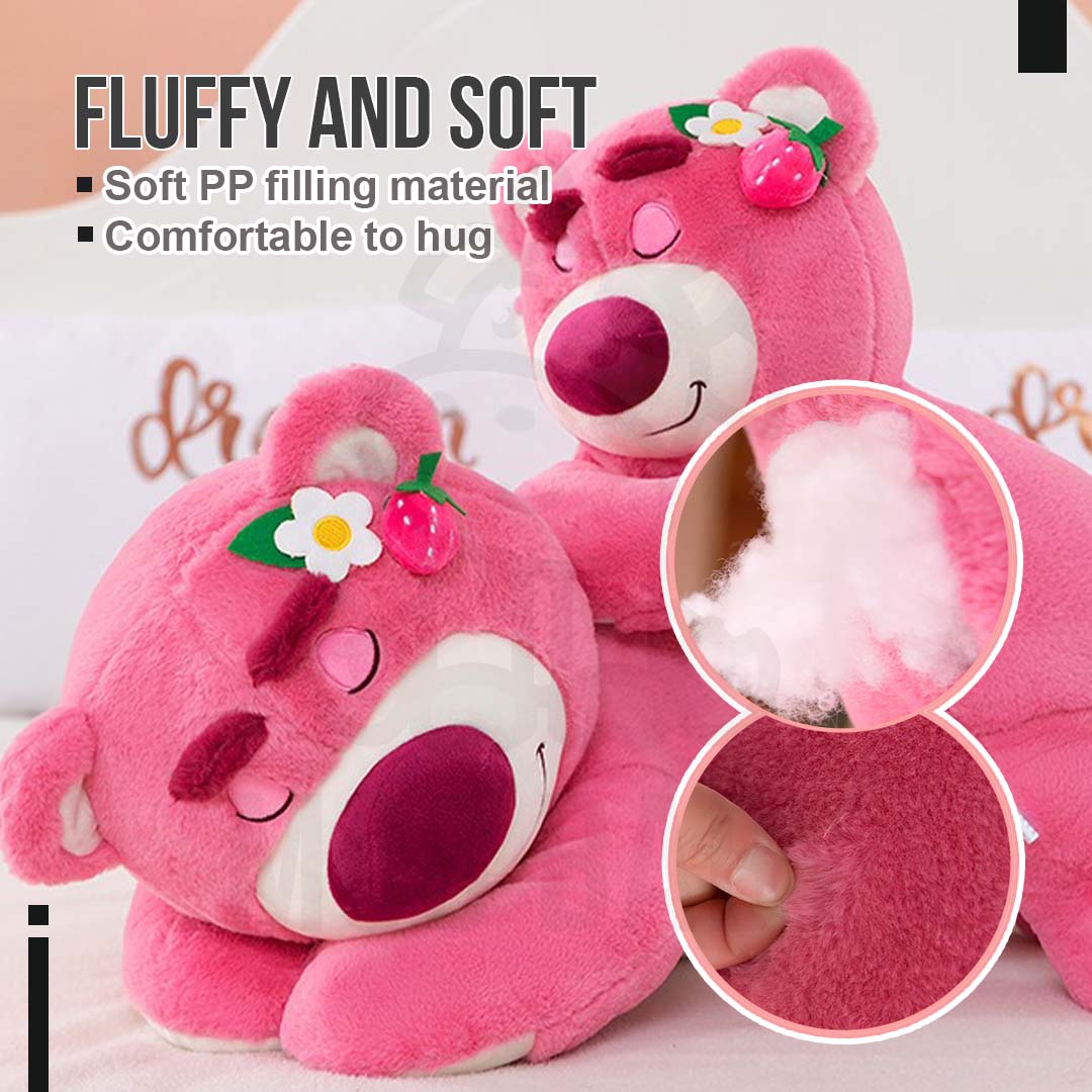 ⭐Moo Baby Patung Lotso Bear Boneka Lotso Strawberry Bear Lotso Doll ...
