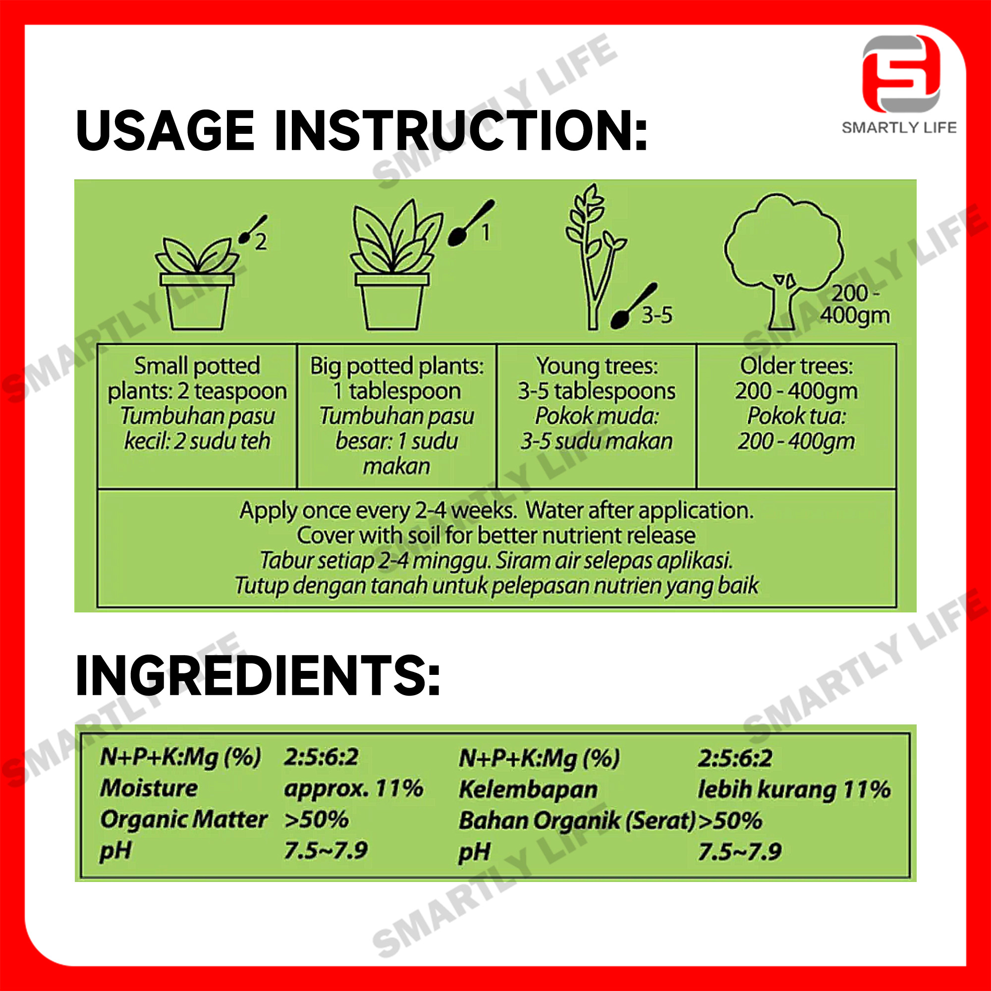 Baba Mr Ganick Citrus & Lime Fertilizer (400G) | Organic Fertilizer ...