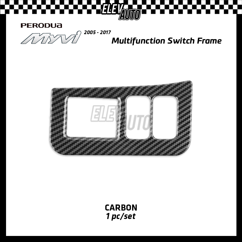 Perodua Myvi 2005-2011 Multifunction Switch Frame Control Panel Trim ...