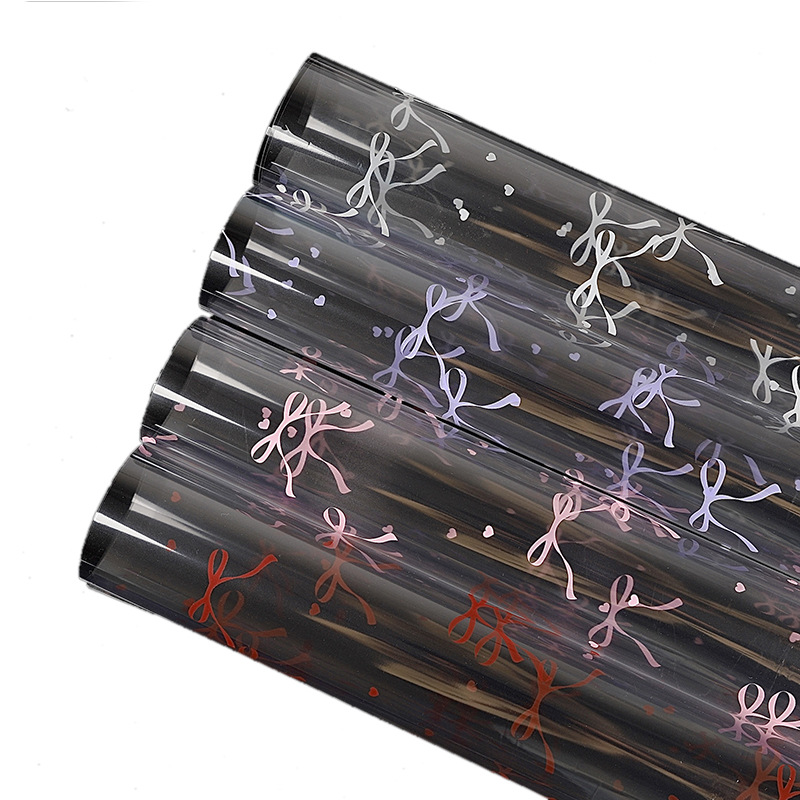 READY STOCK EzWrap.my OPP Girly Bowknot Design Graphic Floral Wrapping ...