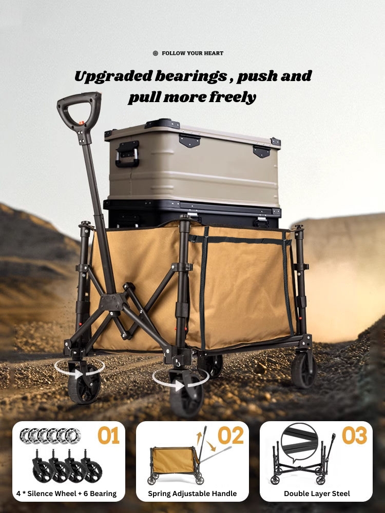 Lightweight Wagon Trolley Portable For Easy Carry Stoller Trolley ...