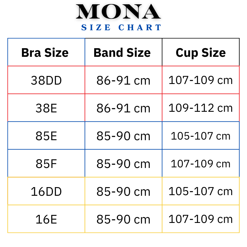 MONA Bra Wired Plus Size Full Cup Bra Besi Saiz Besar Bra Berkualiti ...
