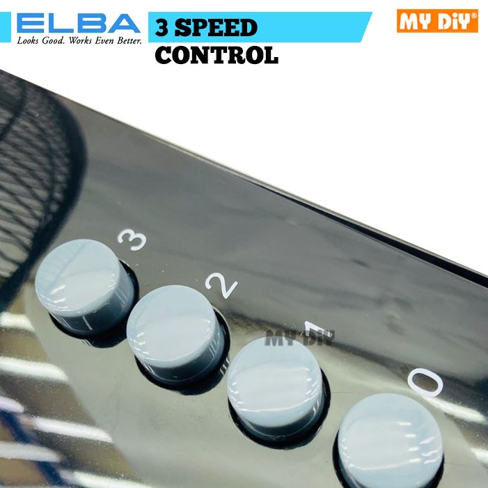 MYDIYHOMEDEPOT - ELBA 18" HIGH VELOCITY STAND FAN EISF-N1885 (BK) - 5 ...