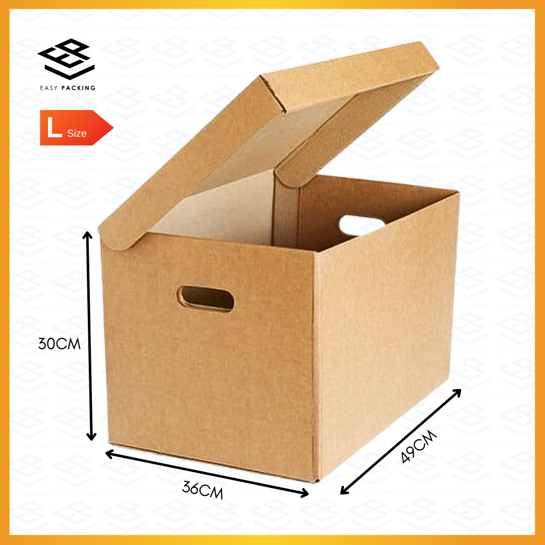 Storage Box Document File Box Moving Box Office Box Home Storage Box ...