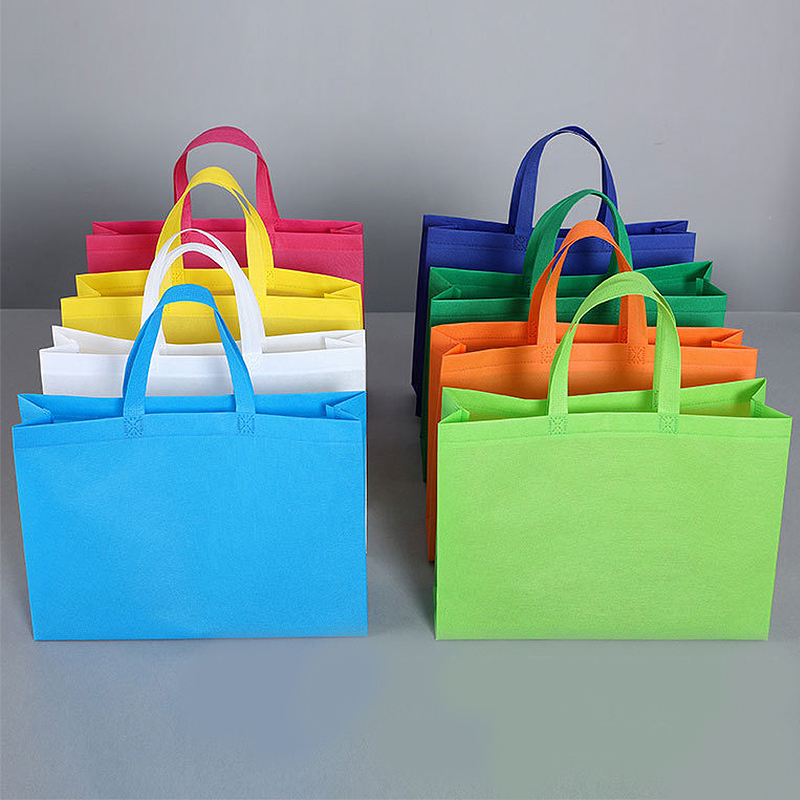 𝗔𝟯 𝗦𝗜𝗭𝗘 》 Non-Woven Horizontal Plain Tote Bag Eco-Friendly Reusable ...