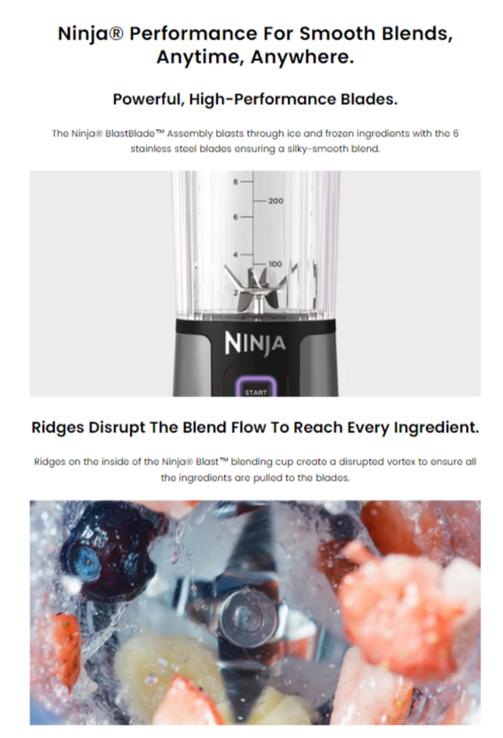 Ninja BC151 Blast Compact Blender (Black) | ESH | Shopee Malaysia